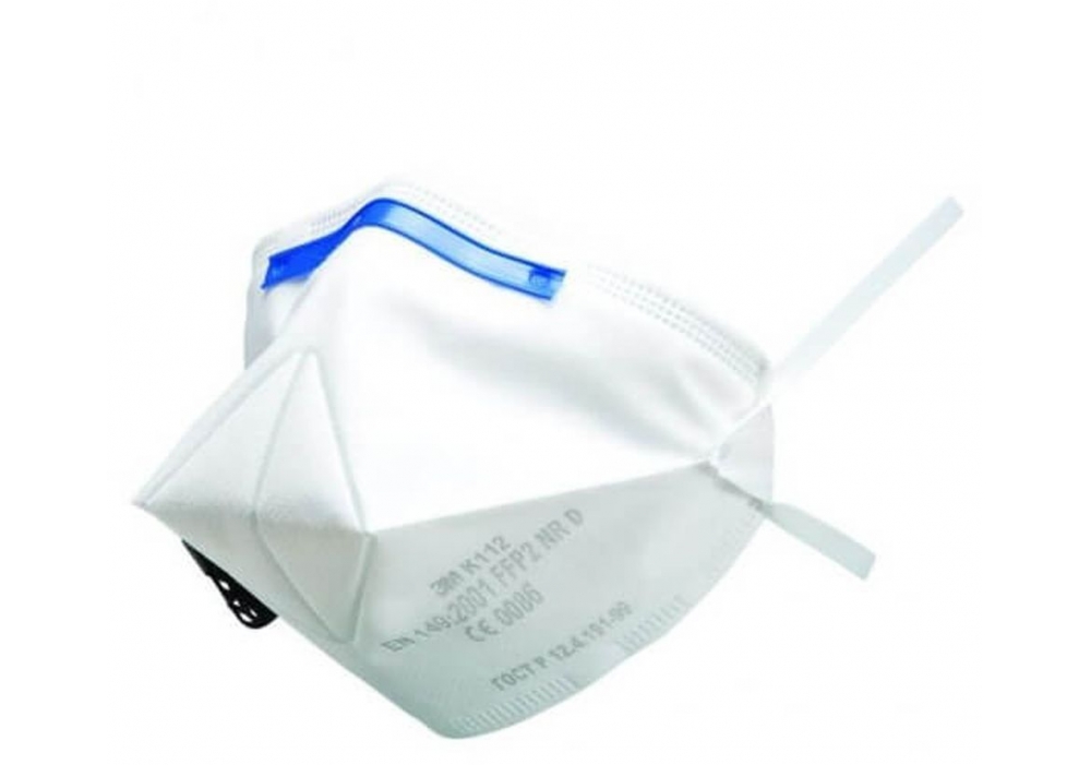 Маска респіратор захисна, FFP2 NR D, Vflex KN112, з клапаном, 3M, EN149: 2001+A1: 2009 - в ...